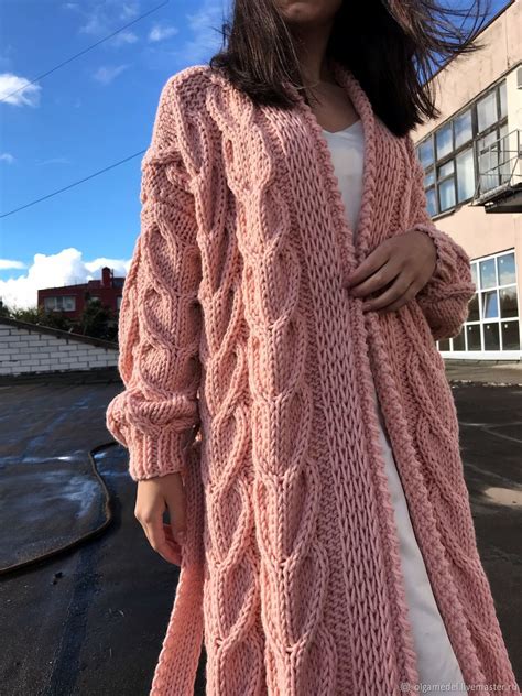 Кардиган женский вязаный