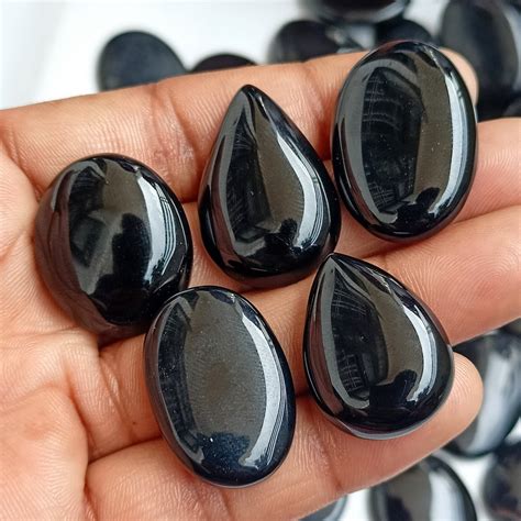 Black Onyx Stone, Onyx Gemstone, Onyx Cabochon, Black Onyx Wholesale ...