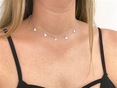 Elona Silver Star With Chains
