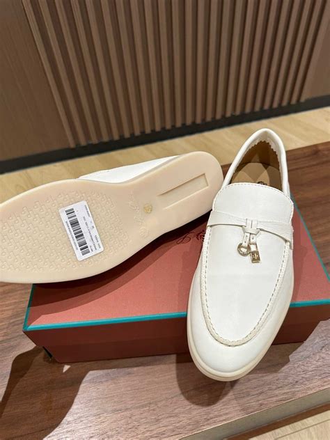 38 39 40 Женские бежевые лоферы Loro Piana Summer Walk Лоро Пиана: 5 ...