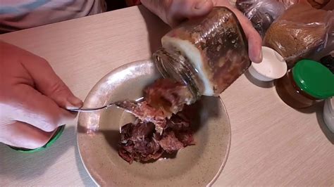 Тушёнка без автоклава. Замечательный рецепт из говядины и свинины - YouTube