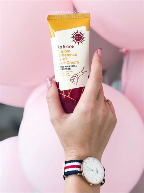 La Ferme Visible Difference Snail Sun Cream (SPF50+ PA+++) 70g - купити ...