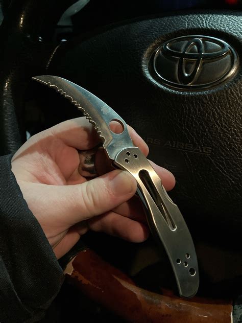 Реплика ножа Spyderco Harpy SE C08P