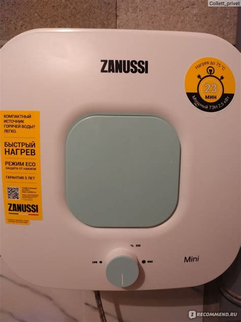 Водонагреватель накопительного типа Zanussi ZWH/S 15 Mini O - «Просто ...