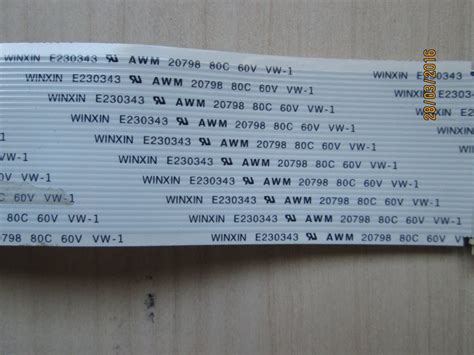 WINXIN E230343 AWM 20798 80C 60V VW-1 PANASONIC TX-32A5520B T-CON ...
