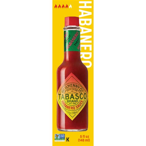 Tabasco Habanero Sauce Nutrition Facts | Besto Blog