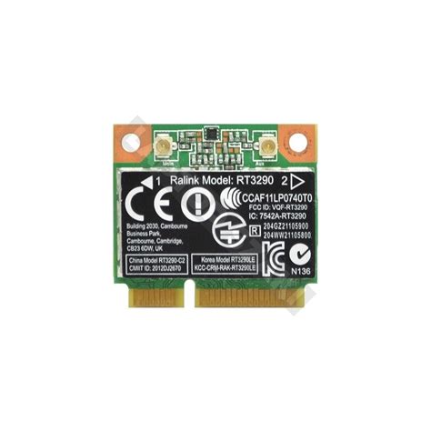 Ralink RT3290 használt mini-PCI 802.11b/g/n Wifi kártya