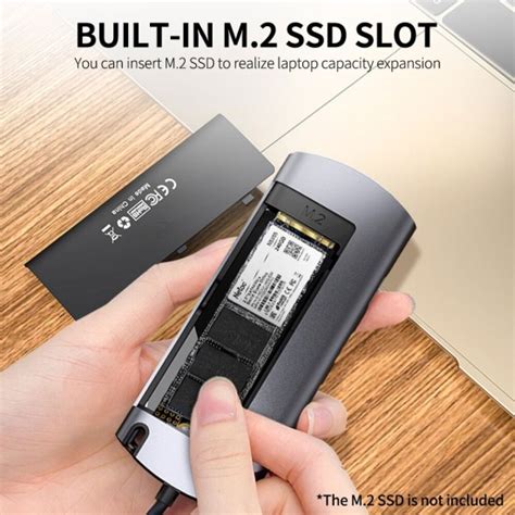 Netac Multifunctional M.2 NGFF SSD Enclosure 6-port Type-C