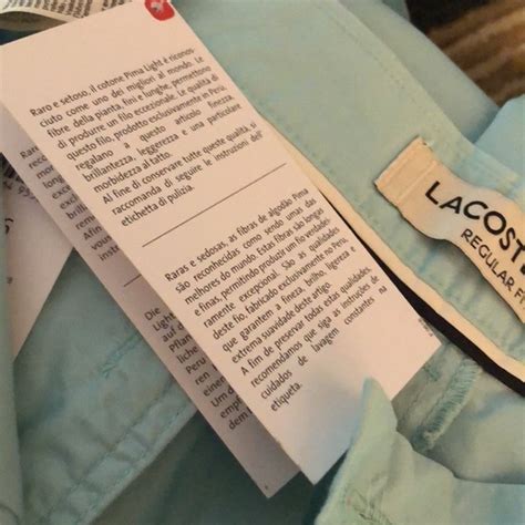 Lacoste | Jeans | Lacoste M Galapagos Lacoste Rn 8765 Ca 16998 Regular ...