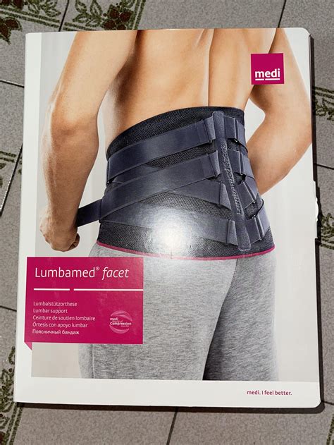 Lumbamed facet men lumbar support, Health & Nutrition, Braces, Support ...