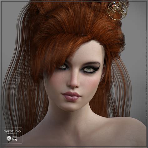 White Magic Hair Pins for G3F and G8F | Daz 3D