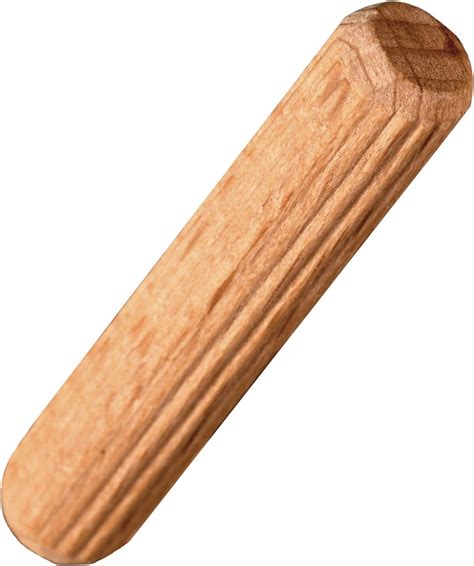 JOWE Holzdübel aus Buche 12x60 mm, 50 Stk - Riffeldübel gefertigt und ...
