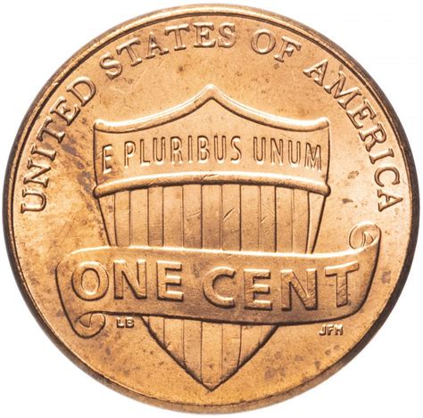 Монета США 1 цент (cent) 2010-2018 Линкольн - щит (Lincoln Shield Cent ...
