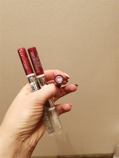 3 шт Seventeen. / Жидкая стойкая помада-блеск ALL DAY LIP COLOR & TOP ...