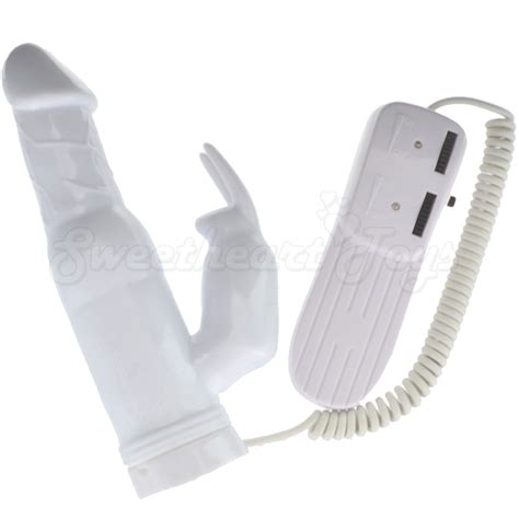 Rabbit-Vibrator-Bunny-Multispeed-Reversible-Rotating-Jelly-Erotic-New ...