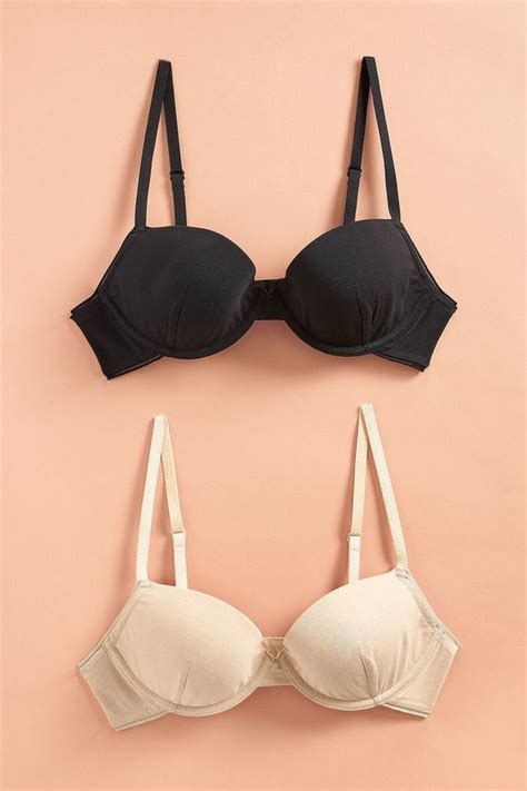 Next Balconnet-BH »Leicht wattierte Mädchen-BHs mit Bügel, 2er-Pack« (2 ...