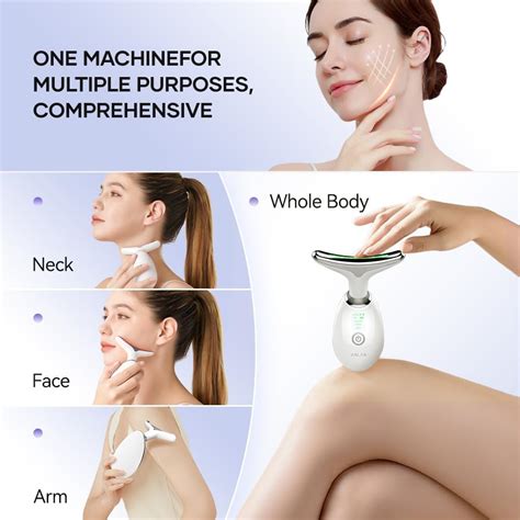 Микротоковый массажер ANLAN для шеи и лица