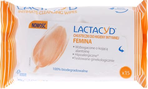 Lactacyd Femina Intimate Hygiene Wipes - Салфетки для интимной гигиены ...