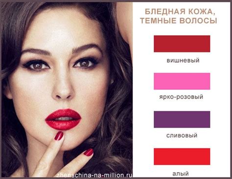 Как подобрать цвет помады для макияжа губ