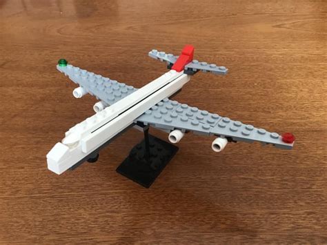 A mini Boeing 747 MOC, the stand I used is off of my Millennium Falcon ...