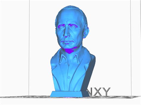 Продажа 3D-модели "Бюст Путина"