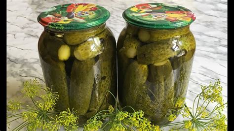Огурцы на Зиму / Маринованные Огурцы / Хрустящие Огурцы в Банках ...