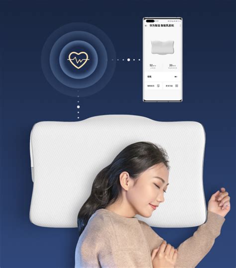 Huawei Smart Latex Pillow with comprehensive sleep monitoring support ...