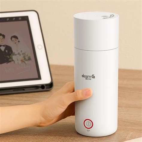Термос с функцией подогрева Deerma Portable Heating Water Cup DEM-DR050 ...
