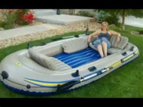 Special Intex Excursion 5 Boat Exclusive Set - YouTube