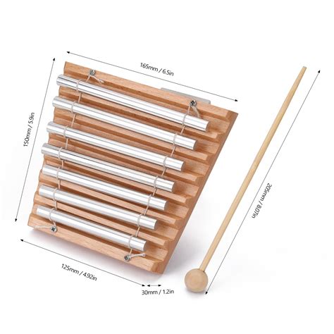 Table Chimes Portable Kids Music Enlightenment Percussion Instruments ...