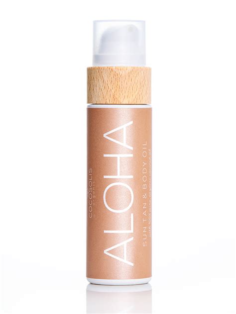 Масло для загара COCOSOLIS ALOHA Suntan & Body Oil | Био масло для ...