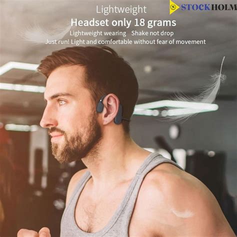 Bluetooth-гарнитура с костной проводимостью.