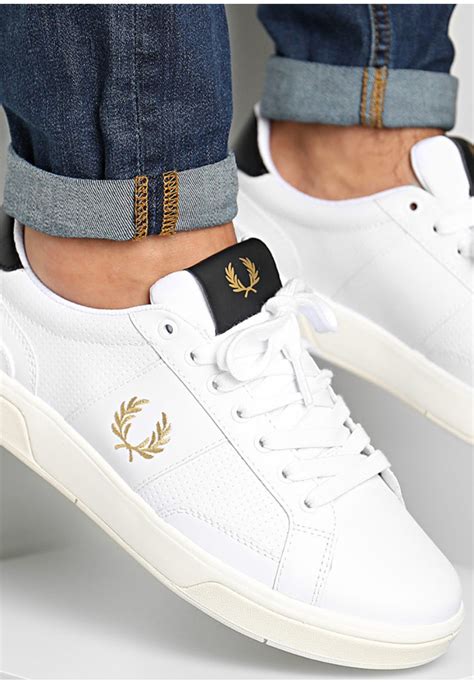 Белые кожаные кеды с логотипом Fred Perry женские – купить в Киеве ...