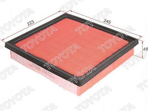 Фильтр воздушный Toyota 17801-25020 - купить по выгодным ценам в ...