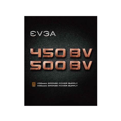 EVGA - Products - EVGA 500 BV, 80+ BRONZE 500W, 3 Year Warranty, Power ...