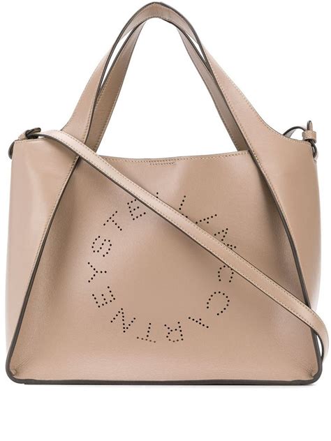 Stella Mccartney Сумка-Тоут С Перфорированным Логотипом - Купить В ...