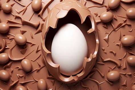 Premium Photo | Chocolate egg