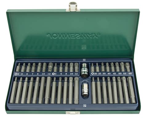 ᐈ Набор бит HEX, TORX и SPLINE, 42 предмета, S29H4142SM ️ Jonnesway