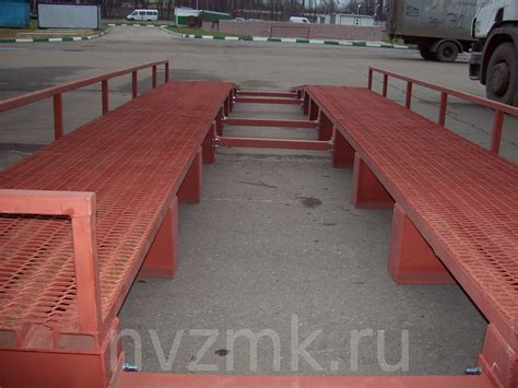 Пандус металлический для автомобилей