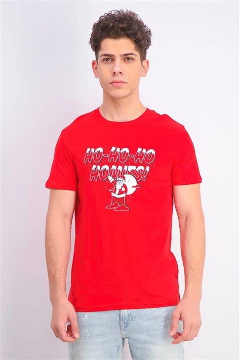 LEFTİES Lftman Tshirt Christmas Ho-ho-ho Homies Kırmızı Fiyatı ...