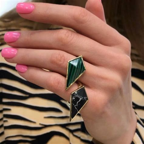 ORO Silver collection Кольцо с малахитом из серебра 925 пробы с ...