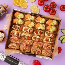 Боксы с едой с доставкой фуршетных закусок в Москве от Delivery Food ...