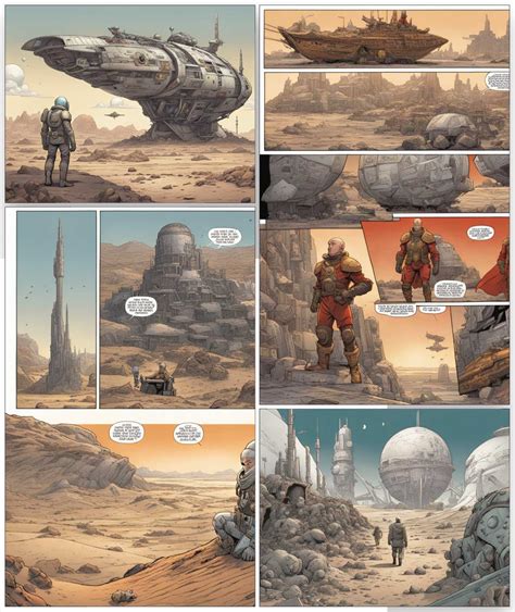 jbilcke-hf/ai-comic-factory · [Comic] Metabaron return to home planet ...