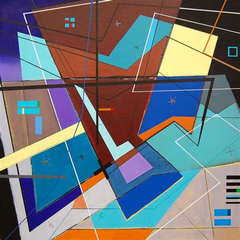 polychropo (polychromatic polygonal) composition | Artfinder
