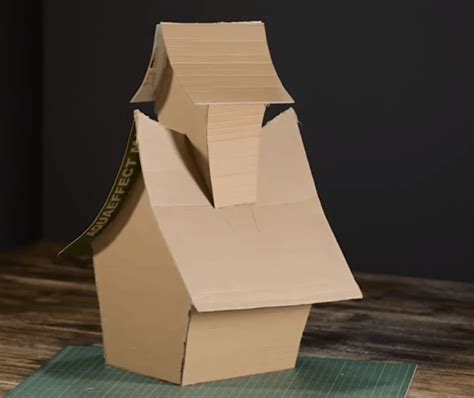 Волшебный домик из обычного картона | Fairy house diy, Cardboard house ...