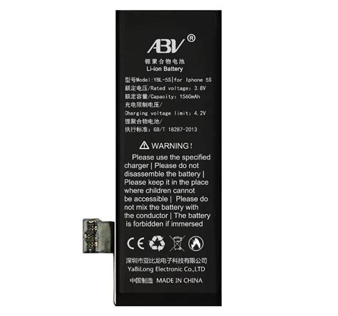 High quality Original ABV bateria ip5S battery for iPhone 5S iphone5S ...