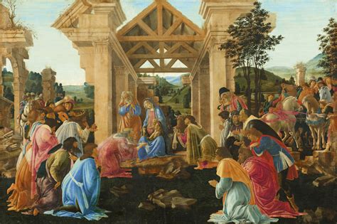 Поклонение волхвов. Сандро Боттичелли / sandrobotticelli.ru