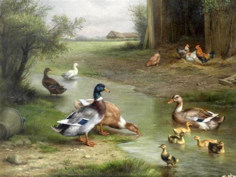 утка с утятами - Поиск в Google | Animal paintings, Farm yard, Animal art