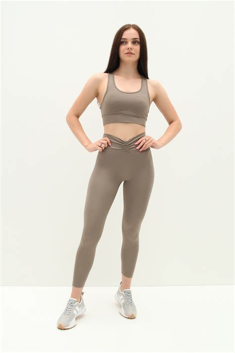 Лосины фитнес Tommy life 94605 S Бежевый (2000989141983) от продавца ...