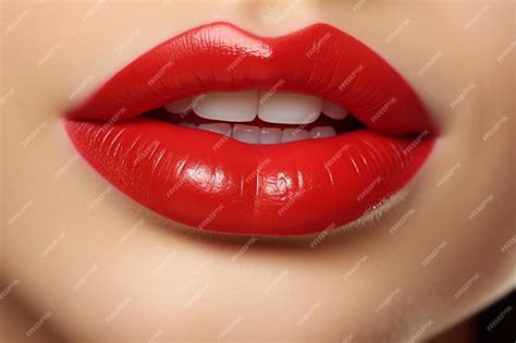 Premium AI Image | Beautiful and rosy feminine lips